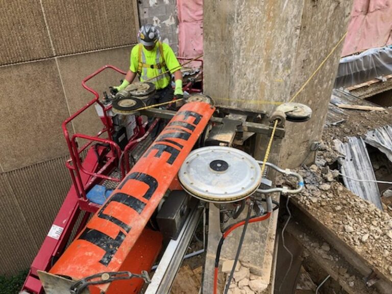 Concrete Wire Sawing Services for Commercial Demolition